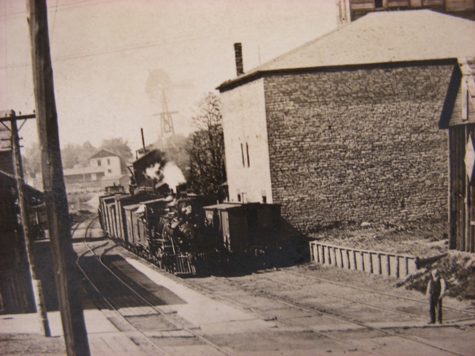 Real Photo Postcard RPPC CM&STP Railroad Depot Ripon Wisconsin WI #3754 ...