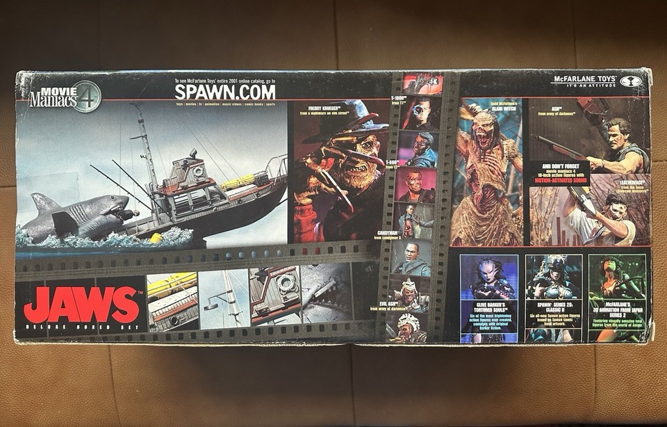 JAWS McFARLANE TOYS - Movie Maniacs 4 - Deluxe Boxed Set - Sealed | eBay