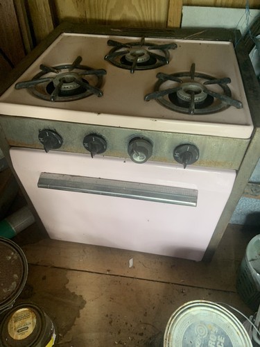RV camper stove vintage Range Oven 3 Burner Pink | eBay