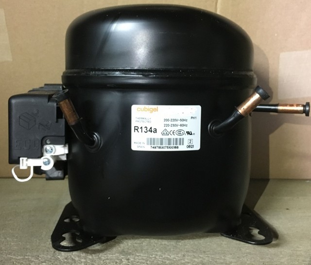 Cubigel Hermetic Compressor MPT12LA LBP R404a Disp.12.10cc for sale ...
