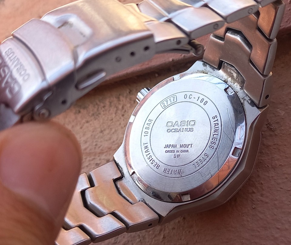 Rare Casio Oceanus OC-100 Diver -Blue Dial | eBay
