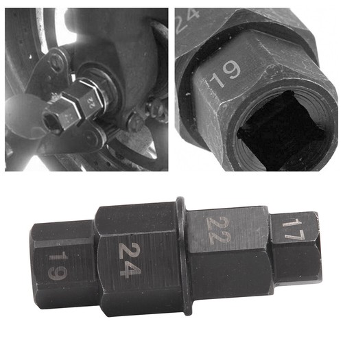 17mm 19mm 22mm 24mm Motorcycle Hex Allen Key Front Wheel Hub Axle ...