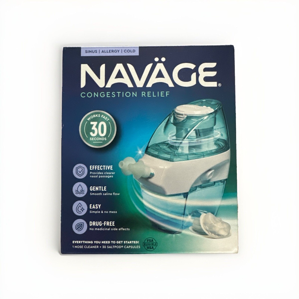 Navage Pods Navage Nasal Care Salt Pod Eucalyptus 30pk : Target