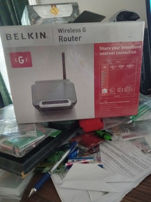 Belkin Wireless G Router 54 Mbps 4-Port 10/100 F5D7230-4 New Sealed in ...