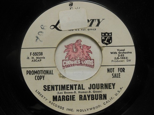 Margie Rayburn – Magic Words / Sentimental Journey, 45 RPM VG (CC) | eBay