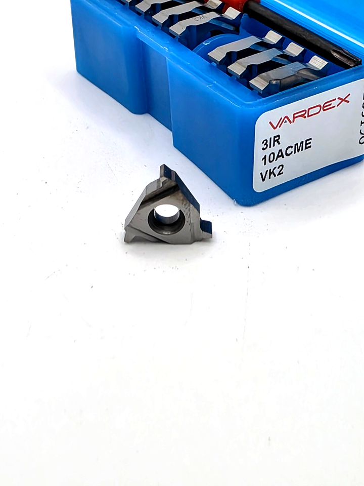 Vargus Indexable Laydown Threading Insert 3ER10ACME VK2 Carbide (Pack ...