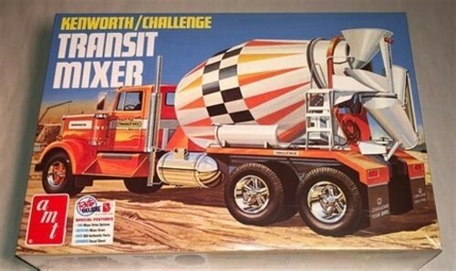AMT Kenworth/Challenge Transit Mixer 1/25 1215 Truck Plastic Model Kit ...