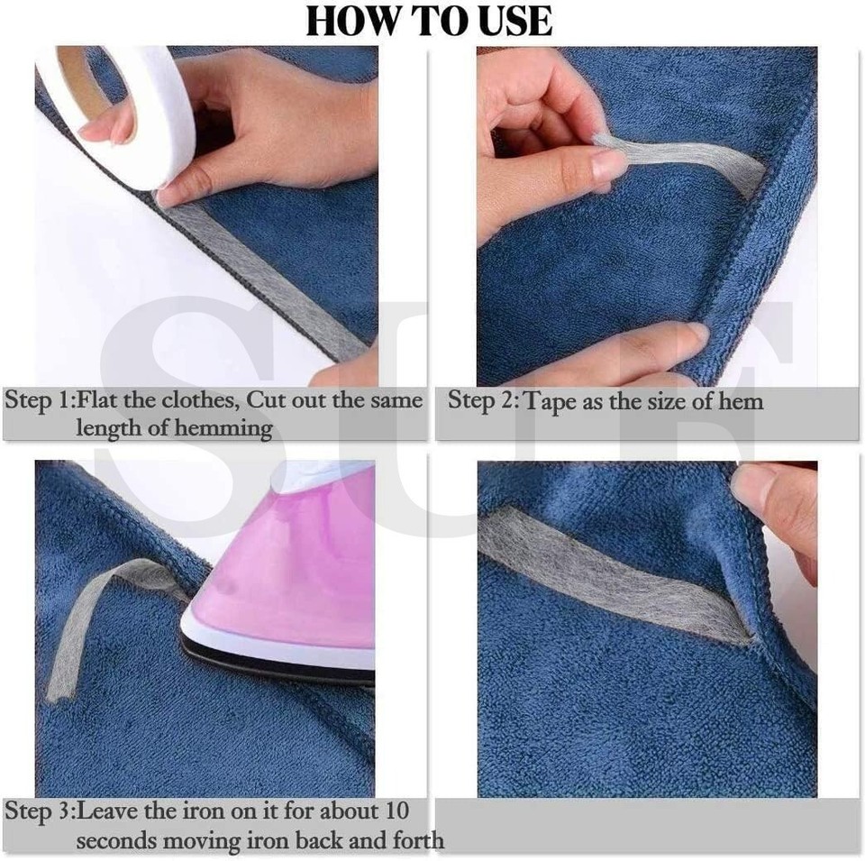 Iron on Hemming Tape 25m Large Wonder Web Webbing Roll Sewing Craft ...