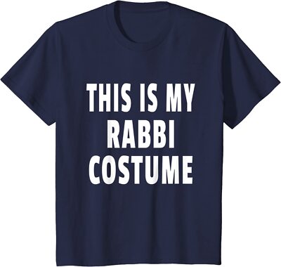 This Is My Rabbi Costume Purim Jewish Festival Jew Youth Unisex T-shirt ...