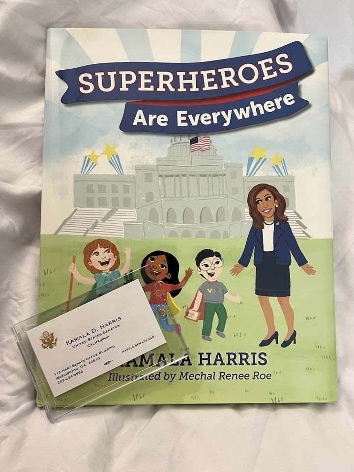 Kamala Harris Signed Book Superheroes Are Everywhere Plus Senate ...