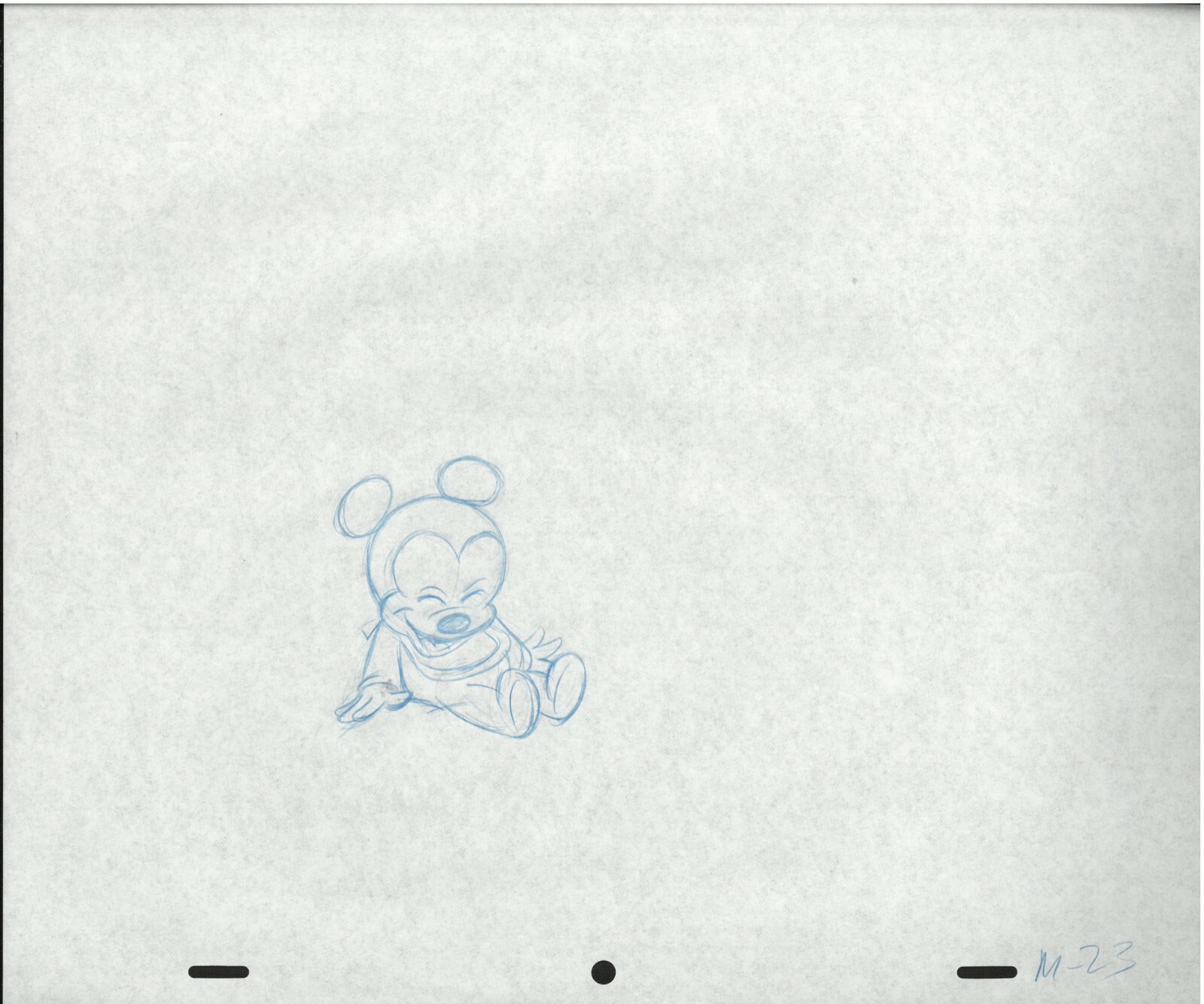 Mickey Mouse Baby LUVS Diaper Commercial Original Production Drawing ...