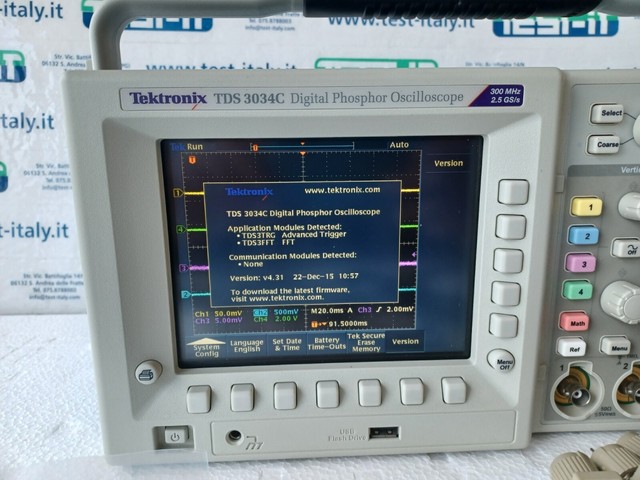 Tektronix TDS3034C 300 MHz 4 Channel Digital Oscilloscope for sale ...