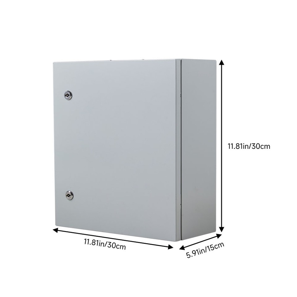 Electric Enclosure Wall Mounted Box Distribution Case Steel Metal ...