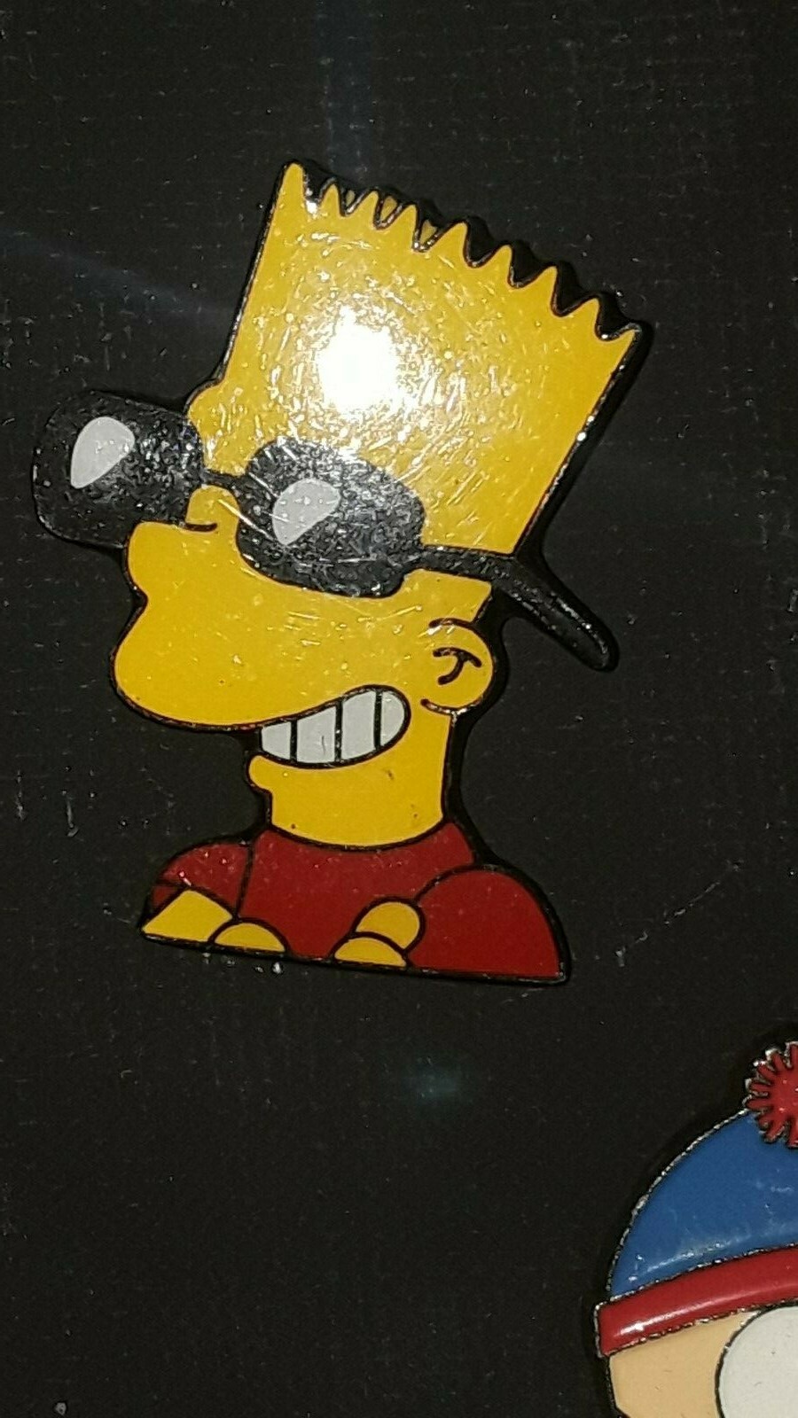 Bart Simpson Enamel Pin - bart with sunglasses | eBay