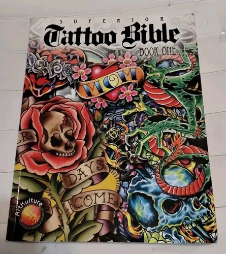 Superior Tattoo Bible: Book One- Tattoo,Art,Inked,Flash Art | eBay
