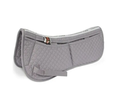NWT ECP Grey Equine comfort products CONTOURED Half pad with shims | eBay
