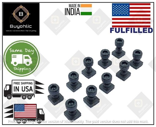 Set of 10pcs Tee Nuts & Fixing Screw For Rotary Tables & Vertical Slide ...