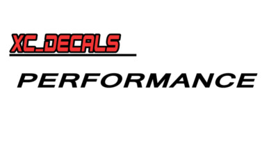 Performance (x2) Decal Sticker Graphics Logo Corsa Exhaust Header ...