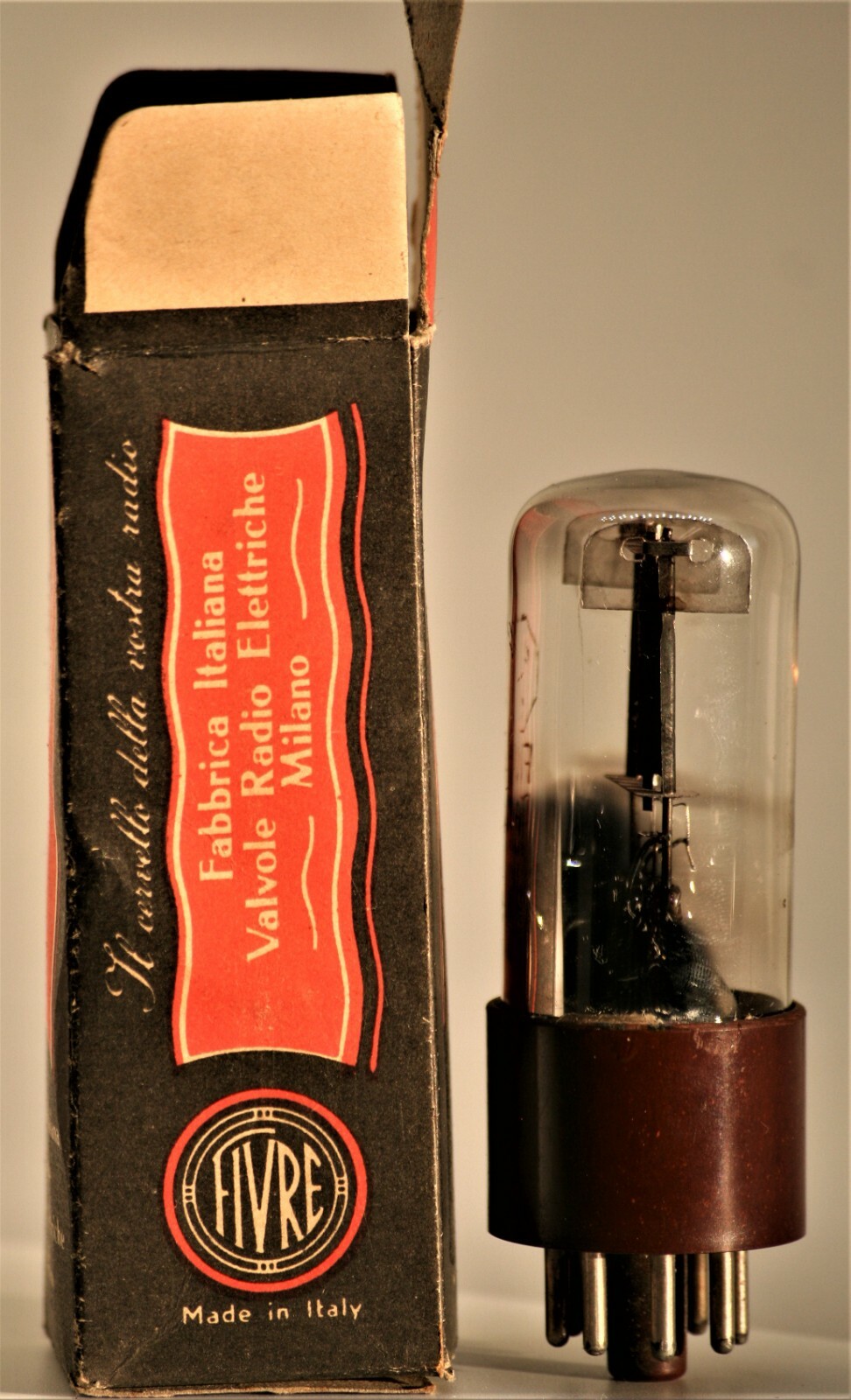 6x5gt 351a tube Fivre Italy pair tubes rectifier same code ez35 cv572 ...