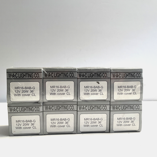 8 Pack WAC Lighting Co. BAB / G 12V 20W / 36° MR-16 Lamp Bulb with ...