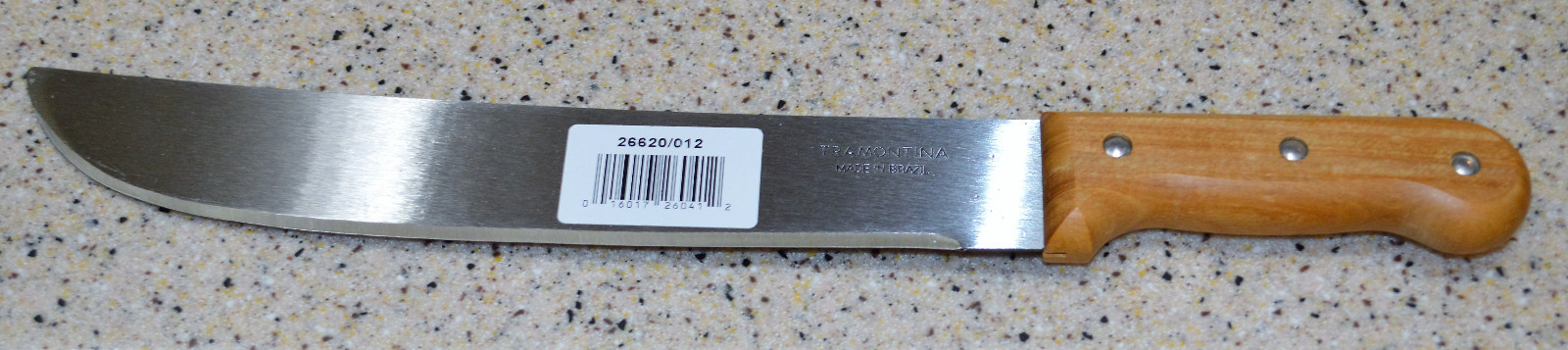 Tramontina Brazil Bush Machete Wood handle 12" Blade 1070 Carbon Steel ...