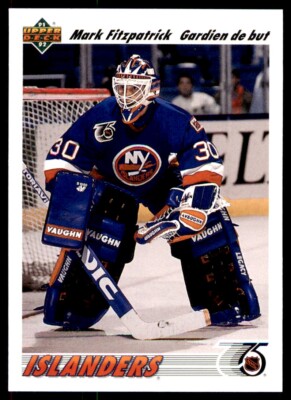 1991-92 Upper Deck French Mark Fitzpatrick . New York Islanders #602 | eBay