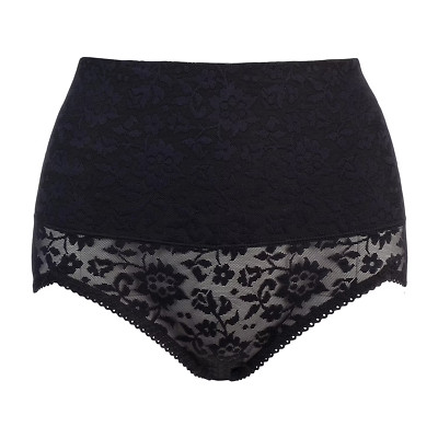 Cortland Shapewear Belly Band Control Black Shaper Brief Plus Size 48 ...