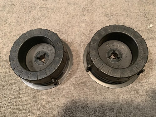 PAIR TEAC TZ-612 NAB Hub Adapters 10.5" for Reel to Reel 1/4 Inch Tape ...
