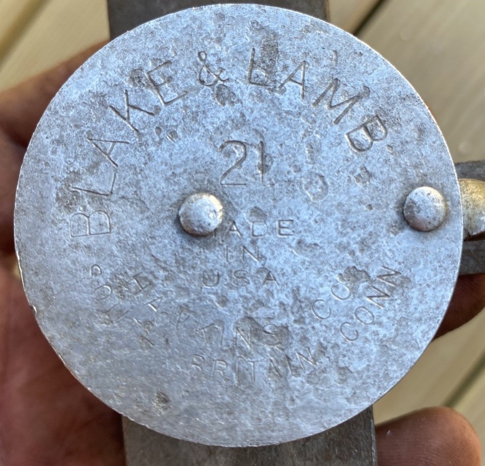 #21 Blake & Lamb Jump Trap RARE Under Spring Collector Trap with Factory Shine | eBay