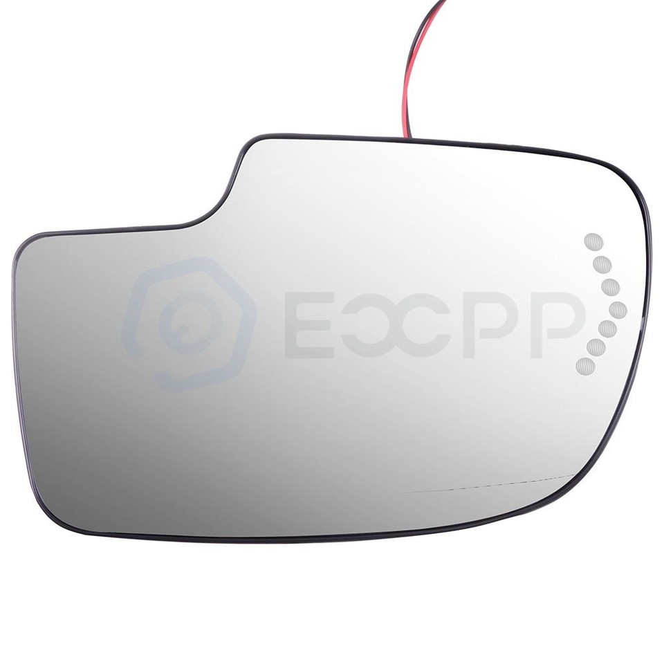 Mirror Glass Set For 03-07 Chevy Silverado w/ Heated Turn Signal Pair ...