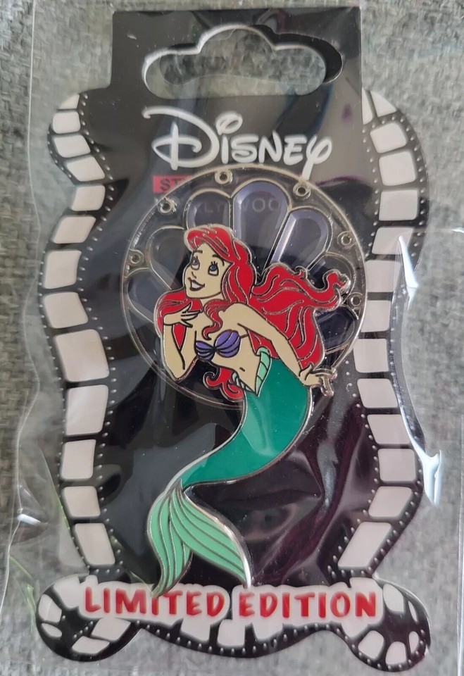 RARE LE 400 Disney Studio Store pin DSSH Ariel Little Mermaid Clam ...