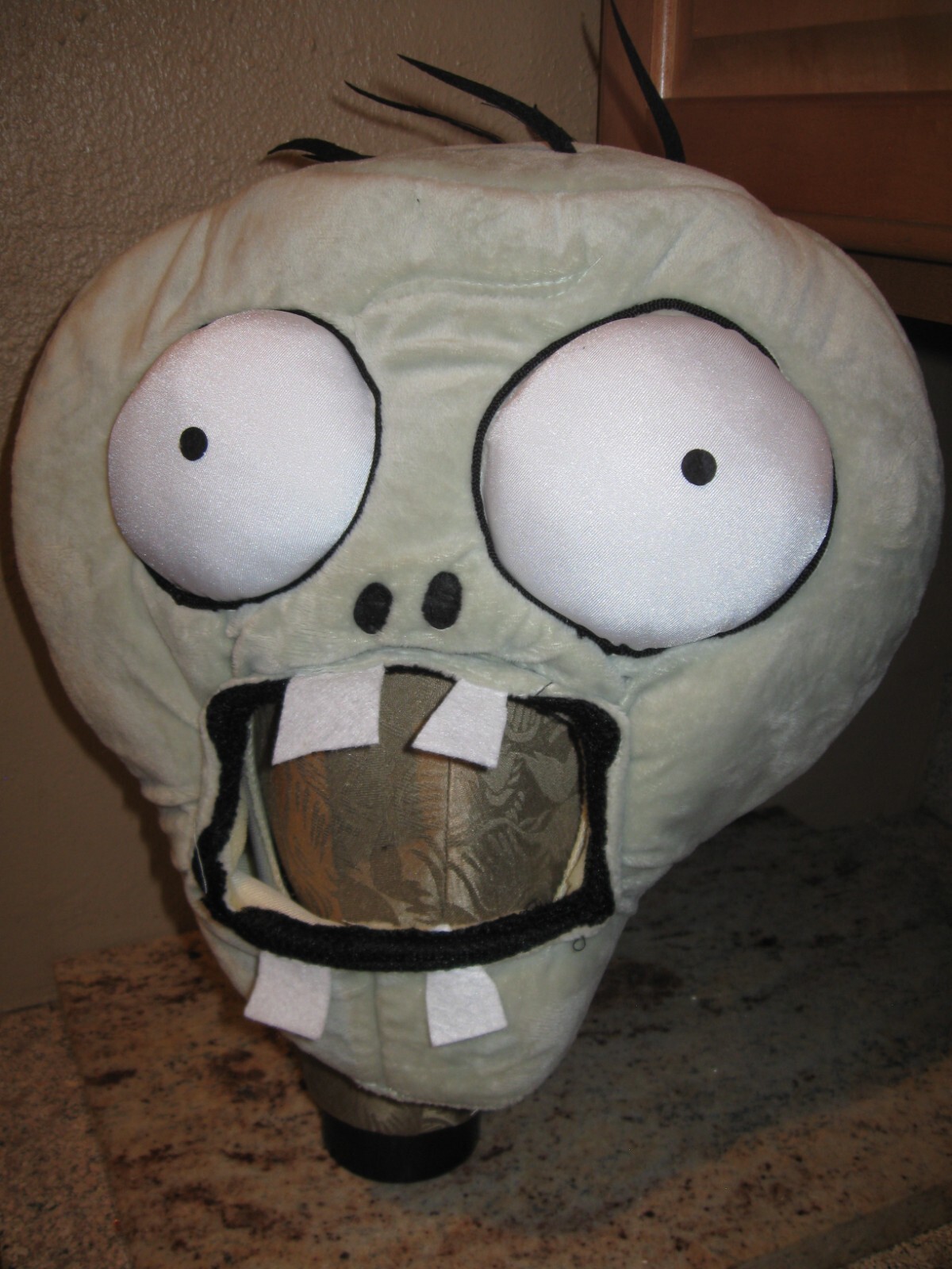 Plants vs Zombies 15" Plush Soft Big Head Zombie Mask… - Gem