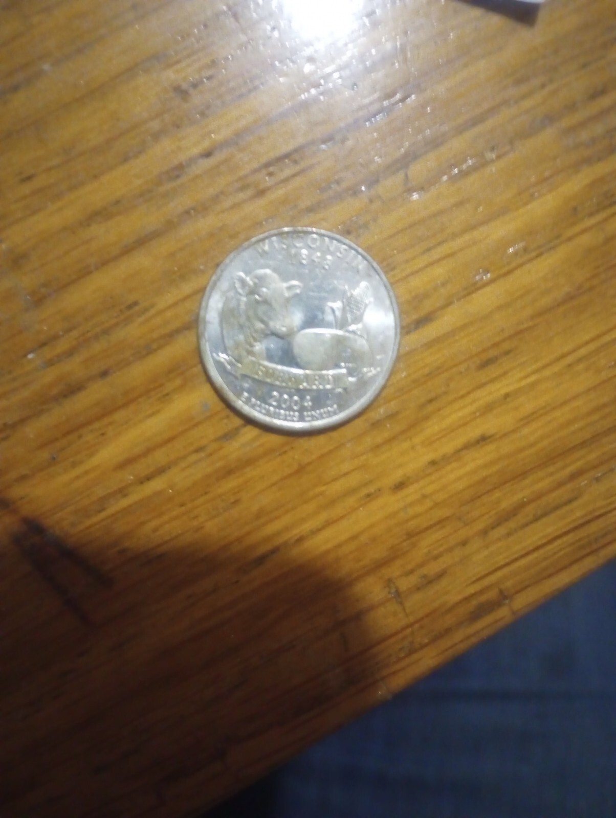 REDUCED! =US MINT ERROR 2004-D Washington Wisconsin State Quarter=Extra ...