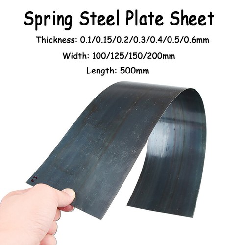 65Mn Spring Steel Plate Sheet Thick 0.1/0.4~0.6mm Wide 100/125/150mm ...