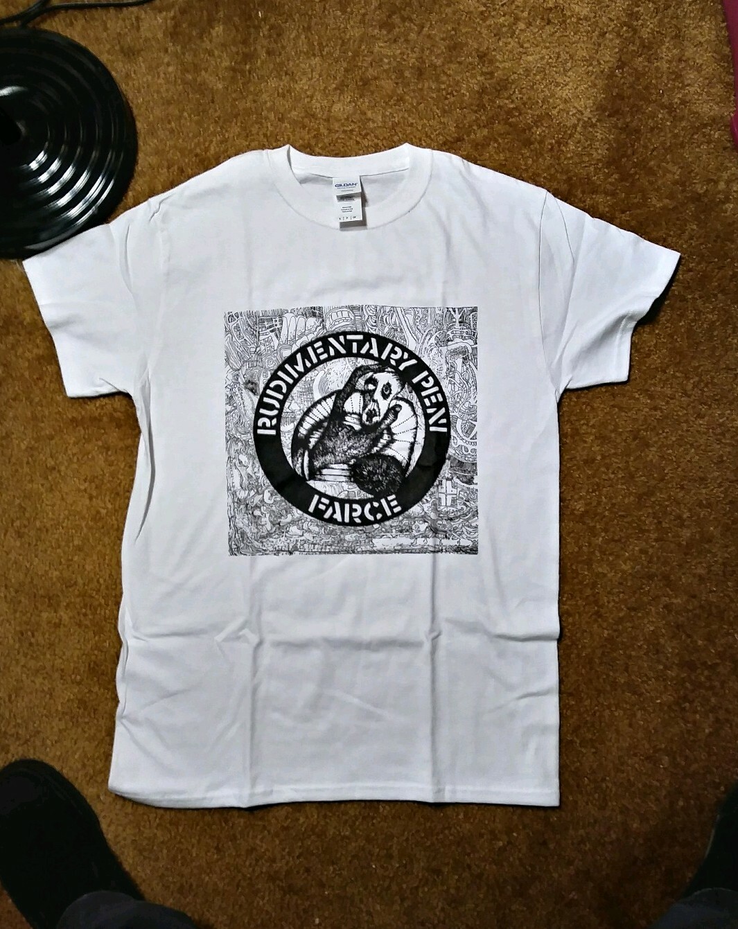 2XL RUDIMENTARY PENI farce XXL T-Shirt. death punk Nick Blinko Crass | eBay