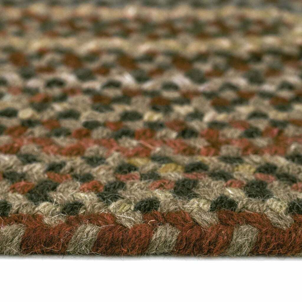 Capel Rugs Manchester Wool Country Casual Braided Area Rug Chestnut ...