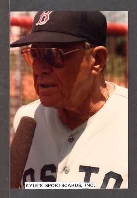 1984 Ralph Houk BOSTON RED SOX UNSIGNED 4 x 6 ORIGINAL SNAPSHOT PHOTO ...