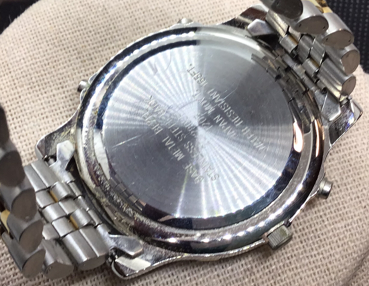 Mens Armitron Pro-All Sport Alarm Chronograph Wrist Watch "AS IS" W747 ...