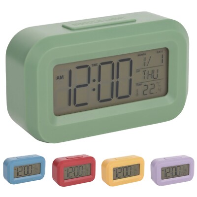 Hometime Compact Travel LED Clock Lightweight, Digital Display, Alarm ...