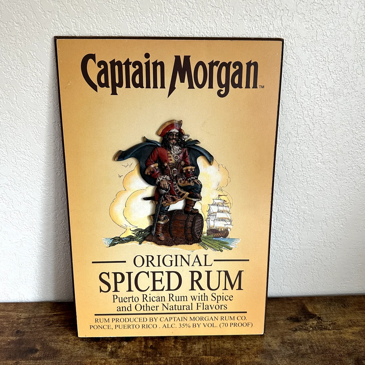 Captain Morgan Spiced Rum Label