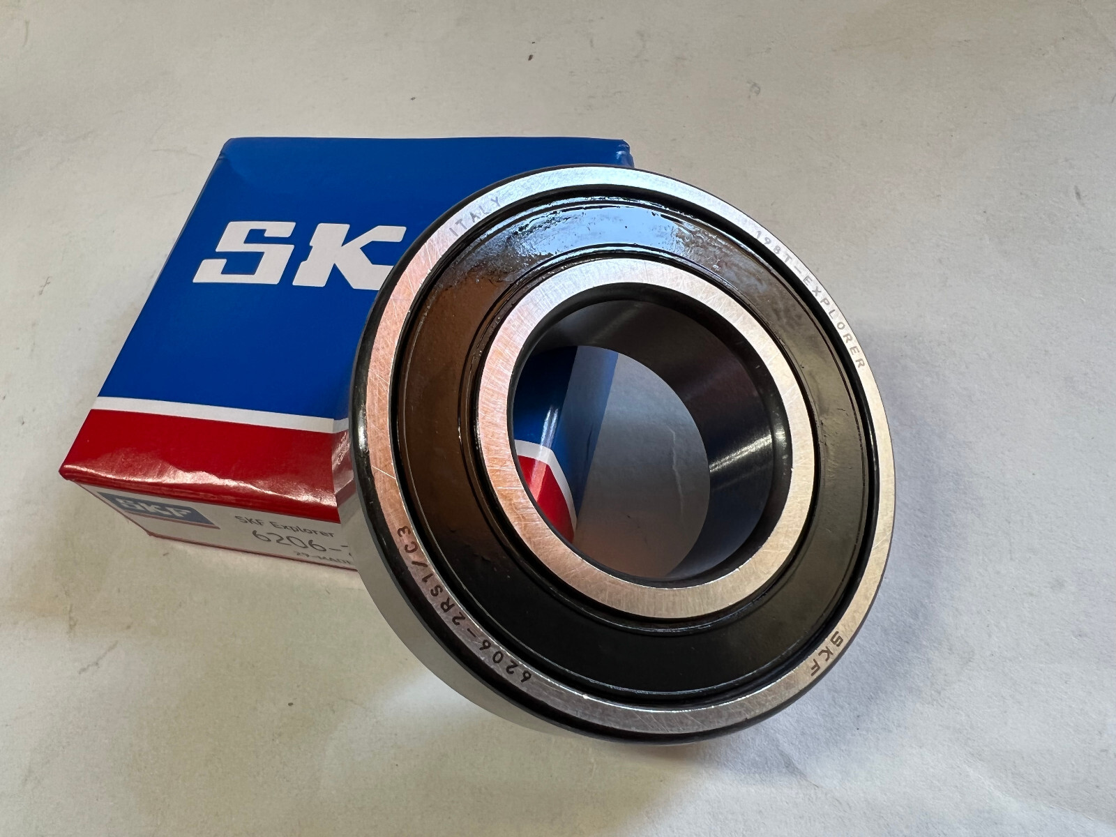 (2 Pack) 6206-2RS SKF C3 2 Shielded Rubber Ball Bearing 30mmx62mmx16mm ...