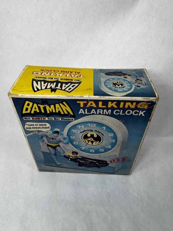 1974 Batman & Robin Janex Talking Alarm Clock W/box. Jumpin Jehosephat ...