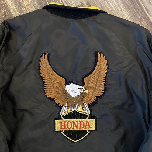 Vintage 1970s Honda Goldwing Black And Yellow Jacket | eBay
