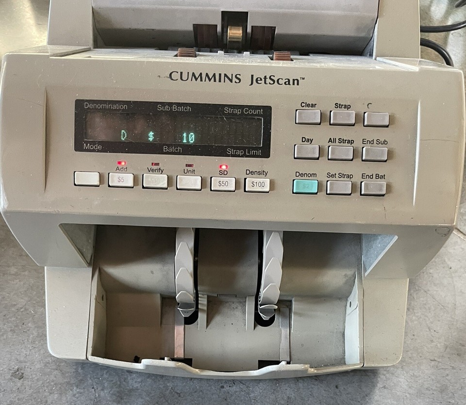 Allison Cummins Jetscan Currency Counter Model 4062 - *TESTED* | eBay
