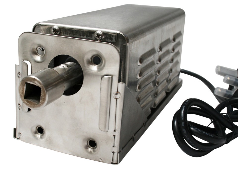 Stainless Steel Hog Roast Spit Rotisserie Pig Motor up to 80kg | eBay