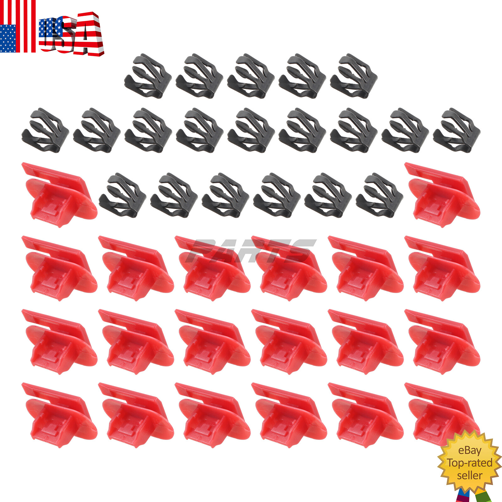 20 NEW INTERIOR MOULDING CLIPS! (11547026) FITS '13 & UP GM TRUCKS C7 ...