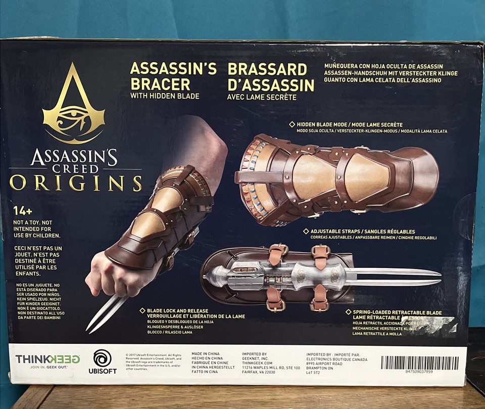 2017 - Assassins Creed Orgins "Assassins Bracer With Hidden Blade Think ...