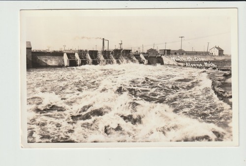 POSTCARD RPPC NINTH STREET DAM ALPENA MICHIGAN - 1941 | eBay