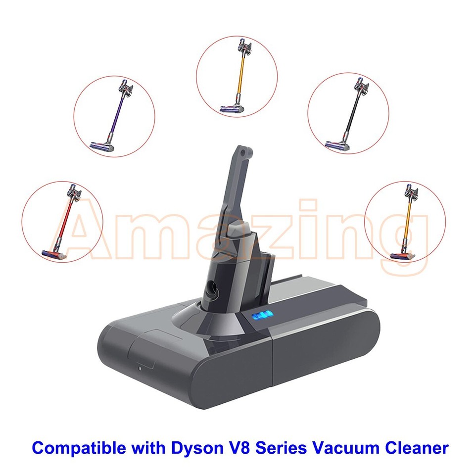 NEW 21.6V Li-ion Battery For Dyson V8 Absolute SV10 Animal Fluffy ...