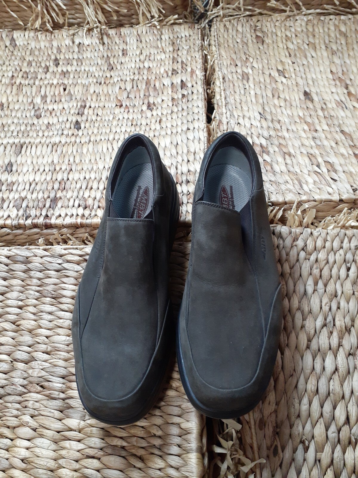 Mens MBT Lofa Slip on Loafers Shoes Sz 10 M Brown Suede 400098-04 for ...